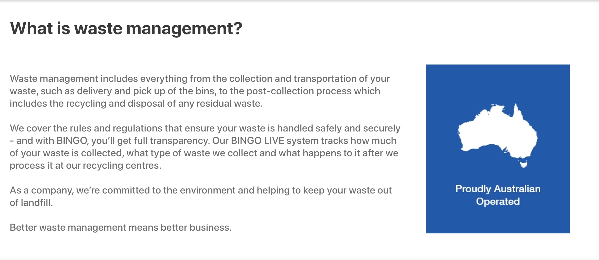 Bingo Industries – I AM LINDA LOUISE